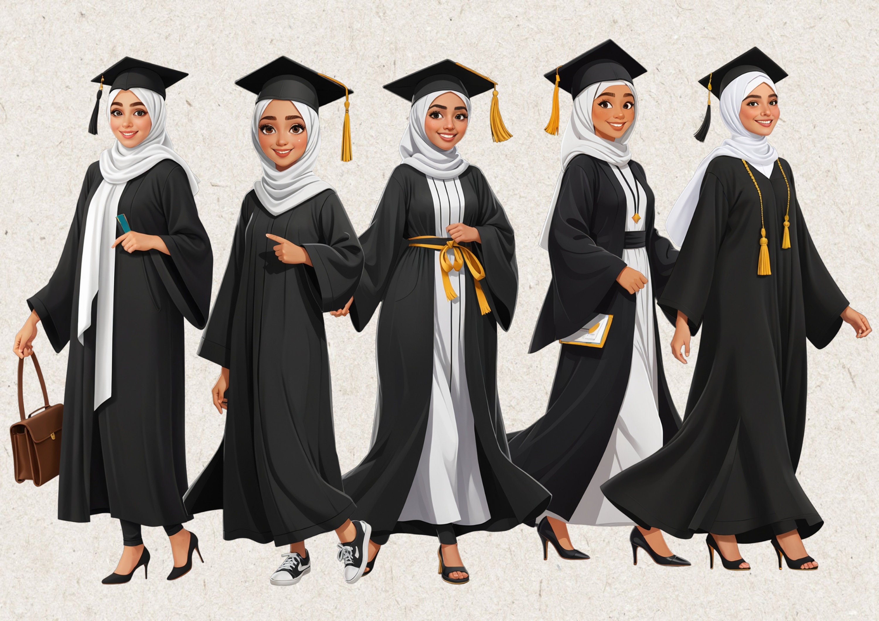 Graduation Graduation Hijab Graduation Art Hijabi Convocation Ladies in ...