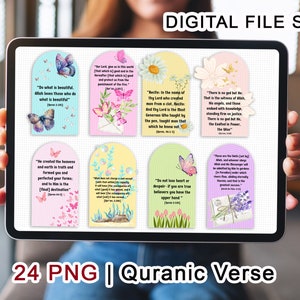 Islamic Digital Planner | QURANIC VERSE | Digital File Stickers ...