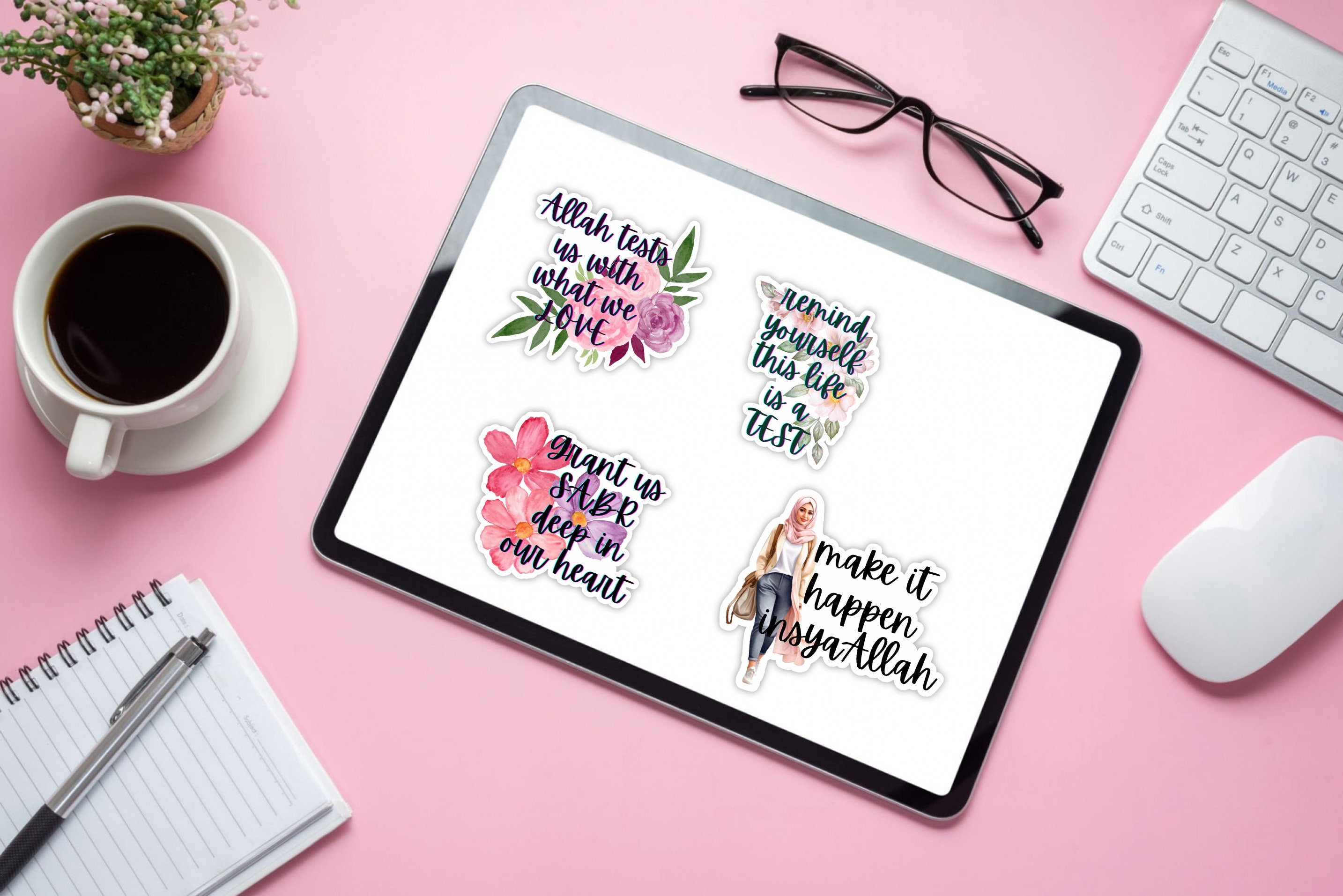 Islamic Digital Sticker Pack for iPad | Cute and Trendy Muslim PNG ...