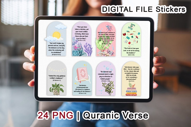Islamic Digital Planner | QURANIC VERSE | Digital File Stickers ...