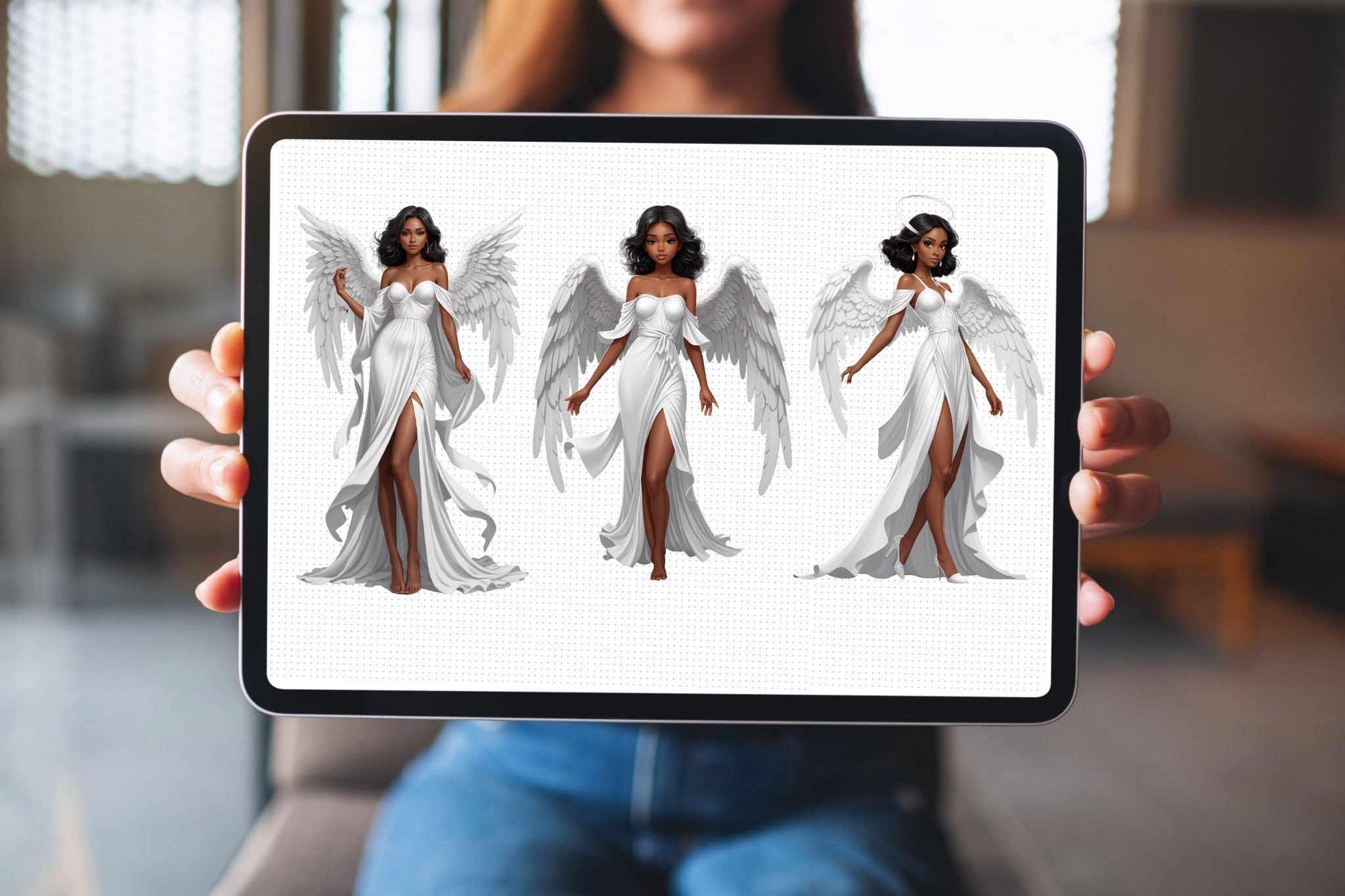 Angel | Angel Lady | Black Angels | Adorable Black Angel Woman | Angel ...