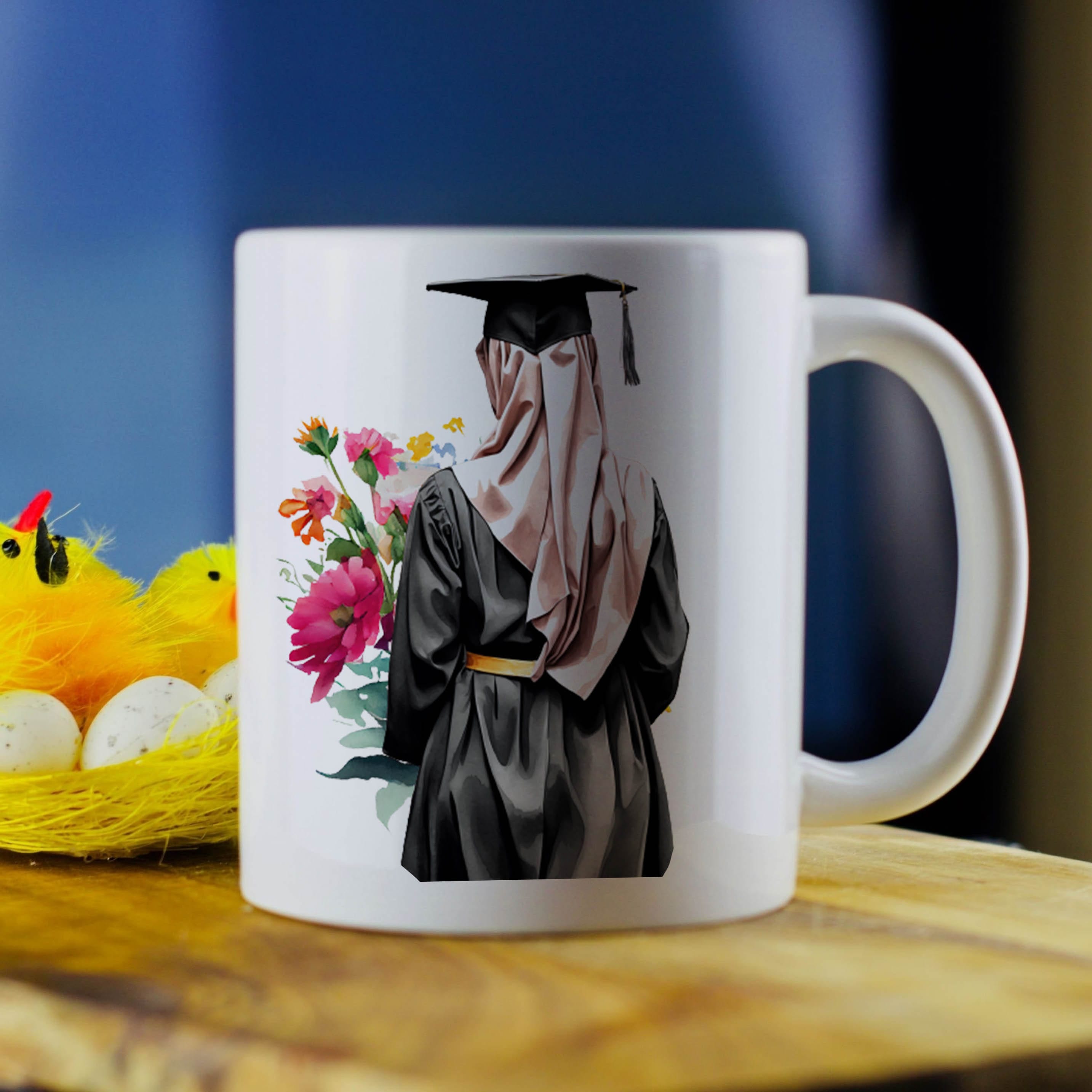 Graduation Hijabi Graduation Islamic Hijabi Convocation Watercolor ...