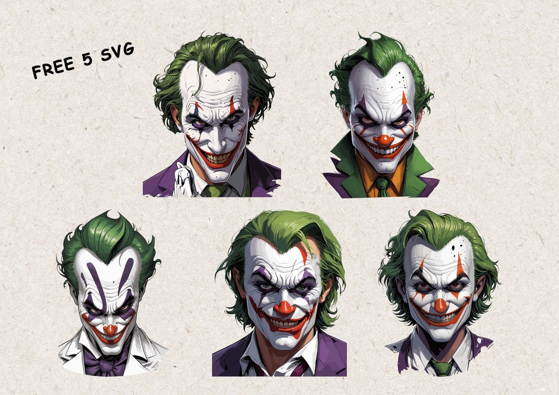Joker | Joker SVG | Joker Design Art | Joker Digital Art | Joker Clown ...