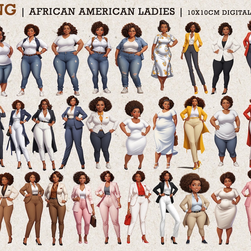 Chubby African Girl - Etsy