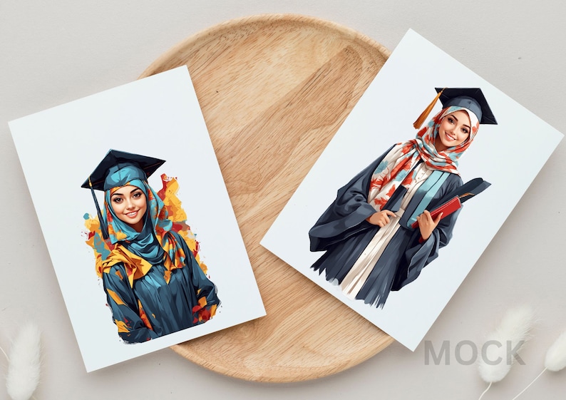 Graduation Hijabi | Digital Graduation Islamic | Hijabi Convocation ...
