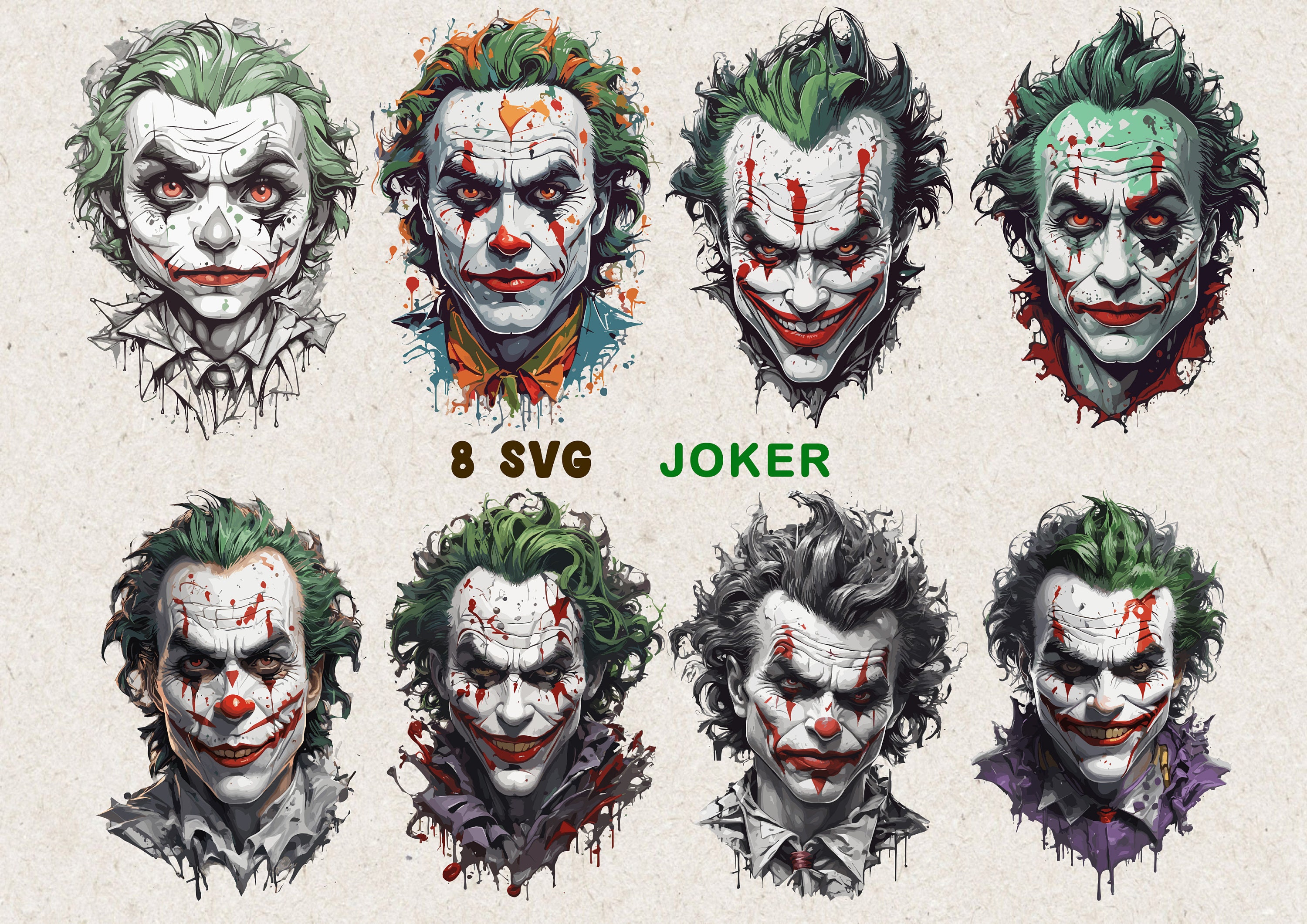 Joker | Joker SVG | Joker Design Art | Joker Digital Art | Joker Clown ...