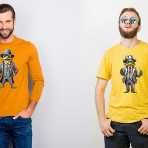 Watercolor Frog Mafia Frog Funny Frog Frog Digital File - Etsy