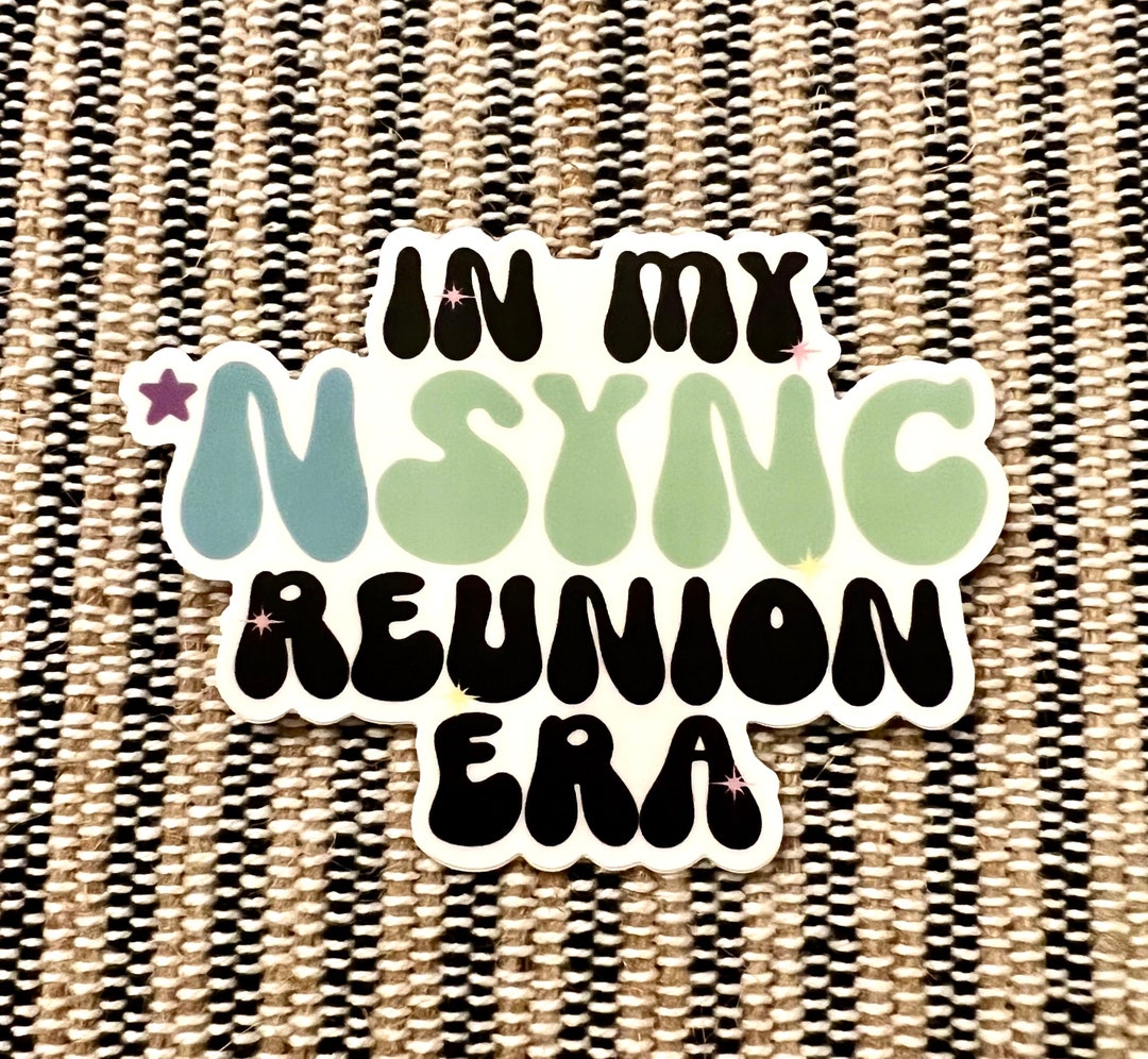In My NSYNC Reunion Era Tour Sticker Waterproof Dishwasher Safe Decal ...