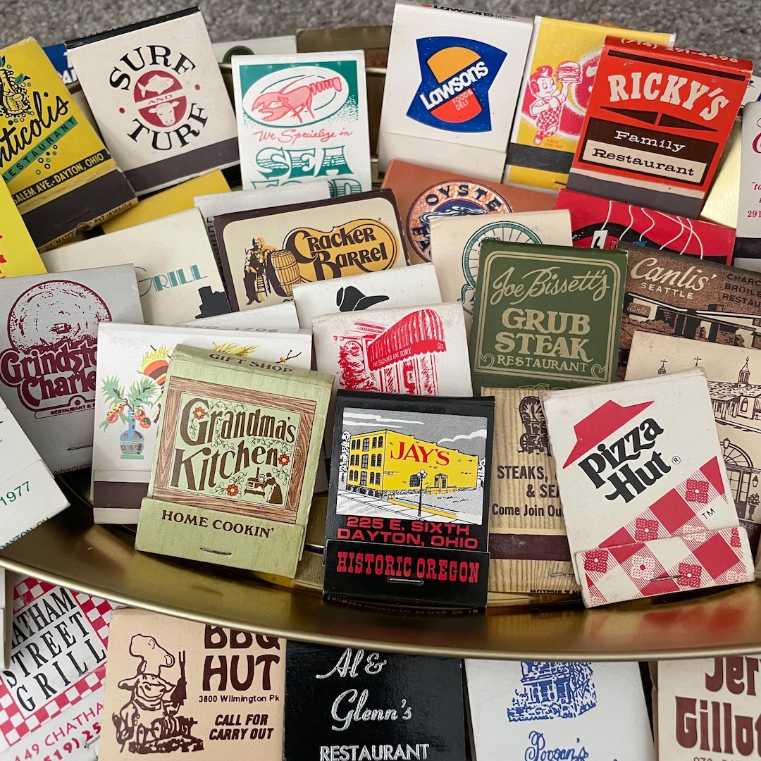 Restaurant Vintage Matchbooks, Match Boxes, Vintage Restaurant Matches ...