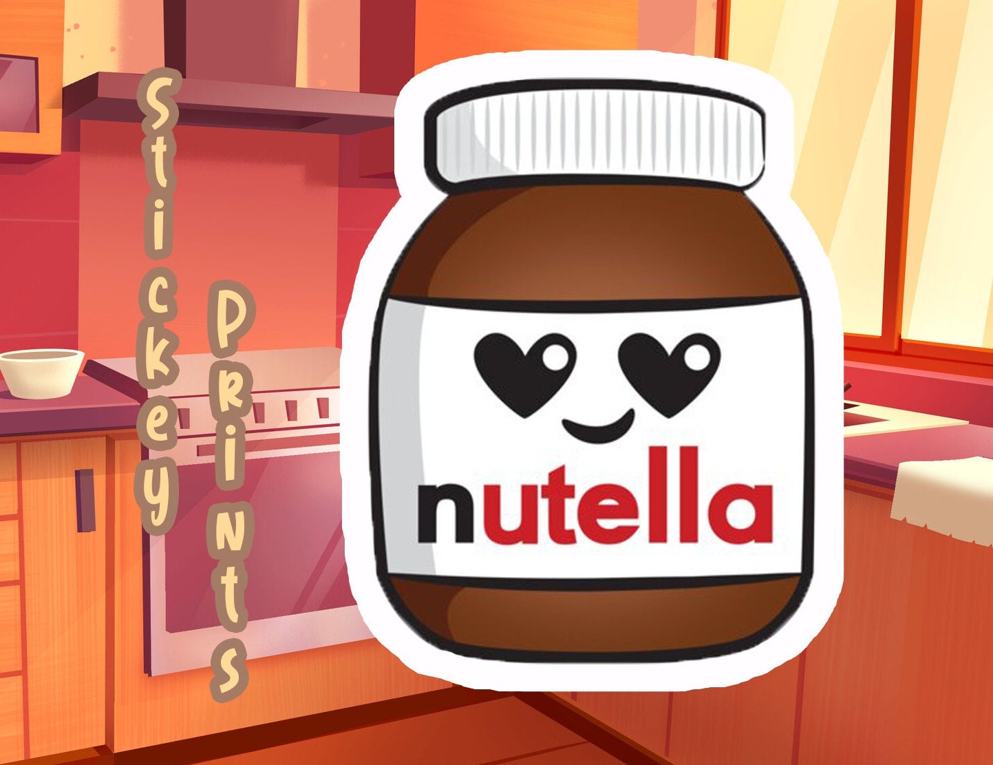 Nutella Jar Drawing