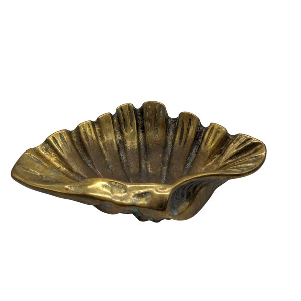 Brass Shell Dish - Etsy