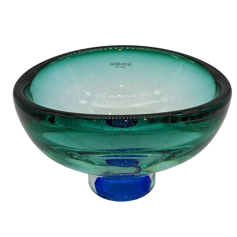 KOSTA BODA Goran Warff zoom Stunning Art Glass Bowl Bullicante ...