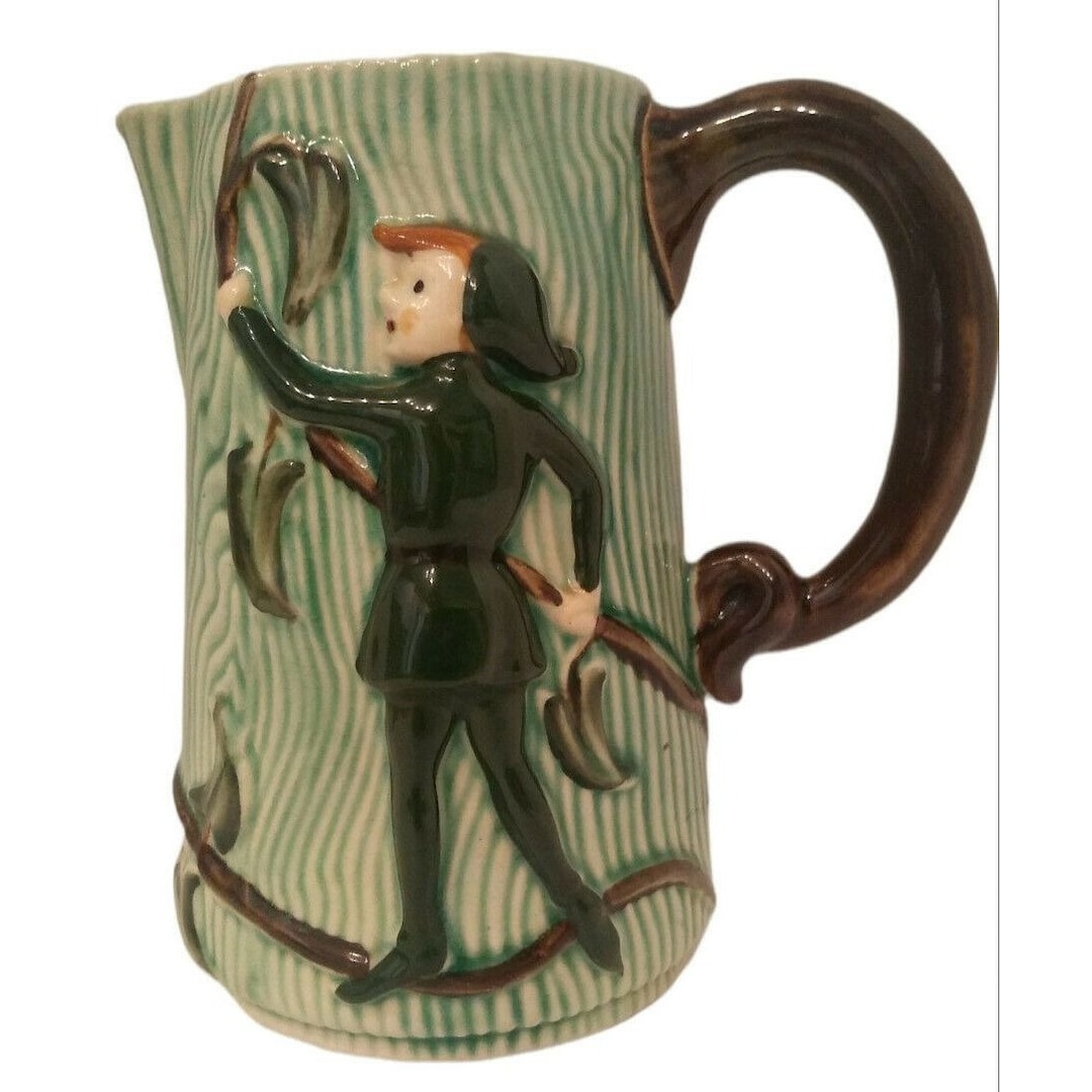 Vintage 50's Batlin & Sons Jack and the Beanstalk Pitcher 32 Oz Japan ...