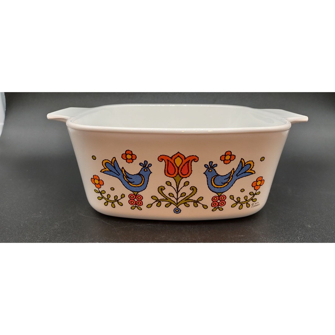 Corning Ware Country Festival Pattern Range and Microwave 1.5 Q - Etsy