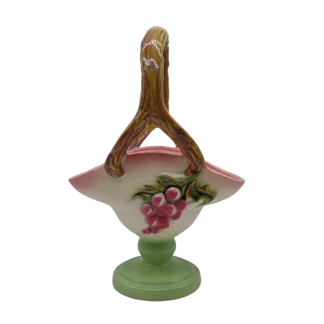 Tokay Hull Basket Ceramic Intro 1950s Engraved Tokay U.S.A. 12 Inch ...