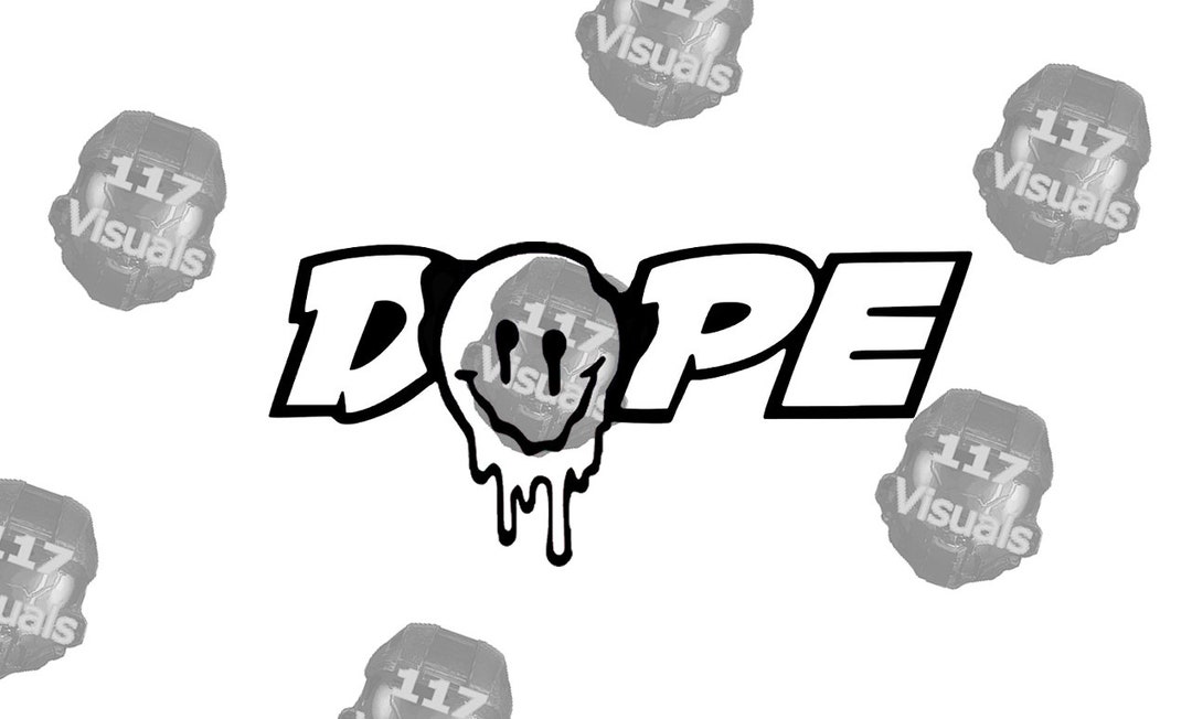 DOPE Smile Vinyl Decal Sticker Gamer Car Truck Window Laptop Cellphone ...