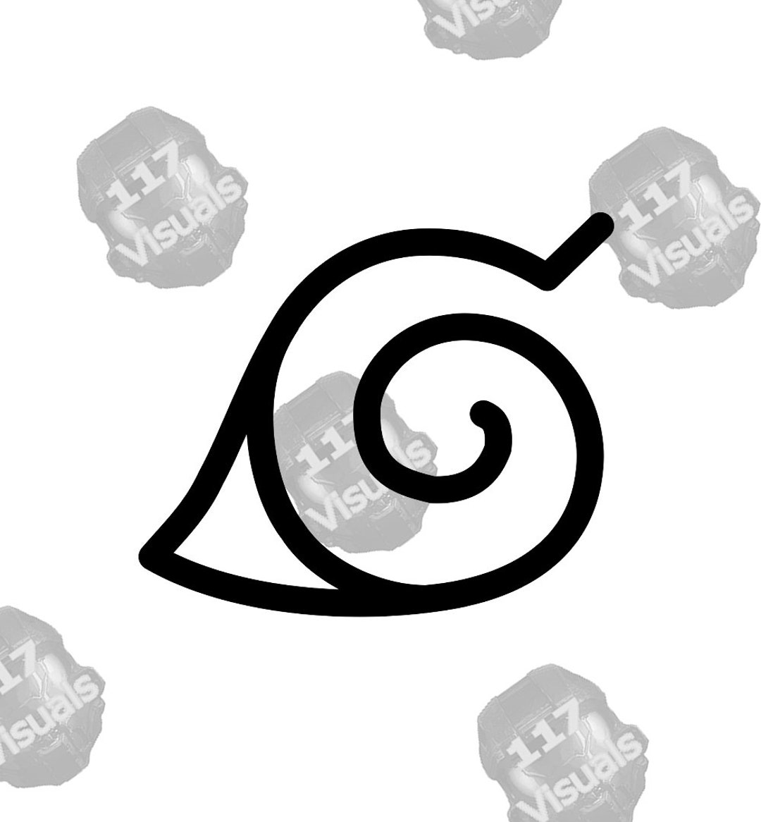 Konoha Vinyl Decal Sticker Anime Car Truck Window Laptop - Etsy