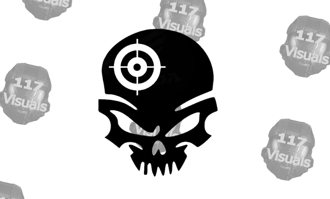 Skull Bullseye Vinyl Decal Sticker Gamer Car Truck Window Laptop ...