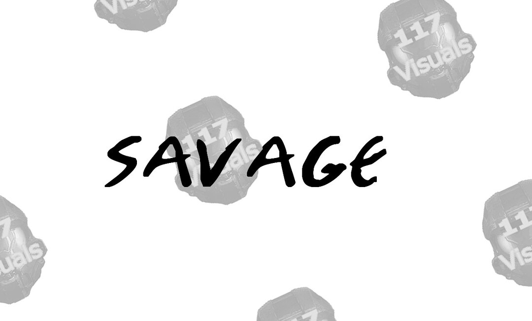 SAVAGE Vinyl Decal Sticker Gamer Car Truck Window Laptop Cellphone ...