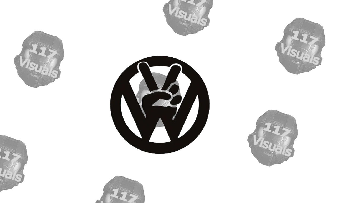 PEACE VW Vinyl Decal Sticker Gamer Car Truck Window Laptop Cellphone ...