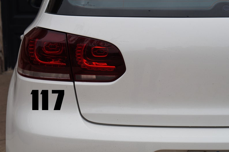 Halo Masterchief 117 Vinyl Decal: Gamer Car Sticker - Etsy