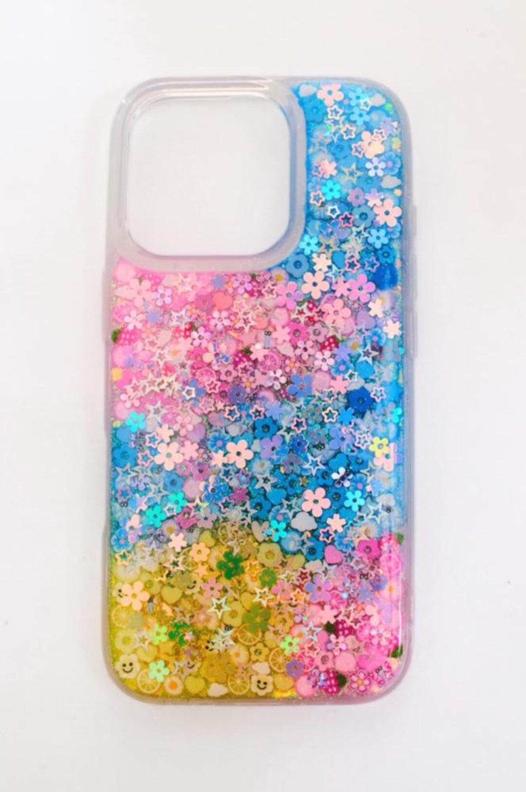 Sunset Sparkle Phone Case: Sparkly Polymer Clay iPhone or Android - Etsy