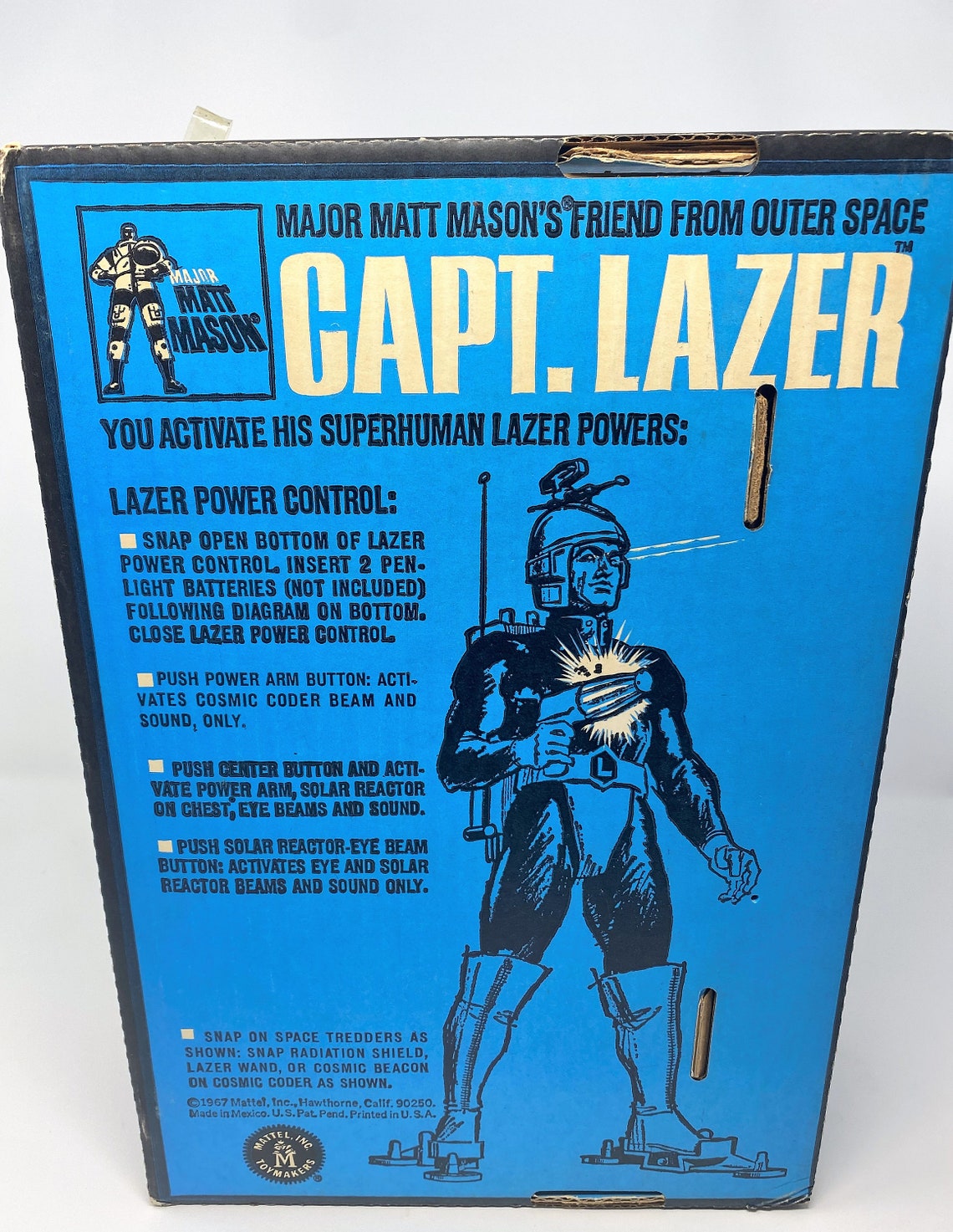 Capt. Lazer Mattel Major Matt Mason's Friend From Outer - Etsy