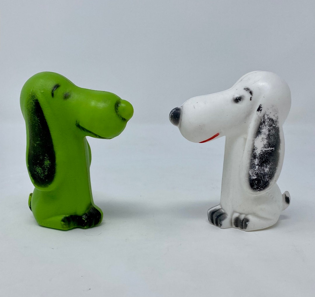 4 Inch Snoopy, Thin Plastic Blow Mold Vintage Toys, Hong Kong, Green ...