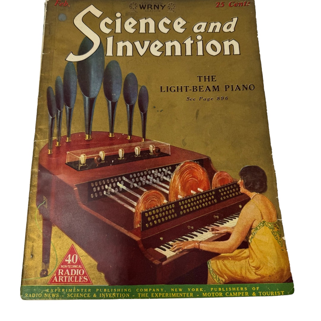 Feb 1926 Science and Invention Magazine Light-beam Piano - Etsy