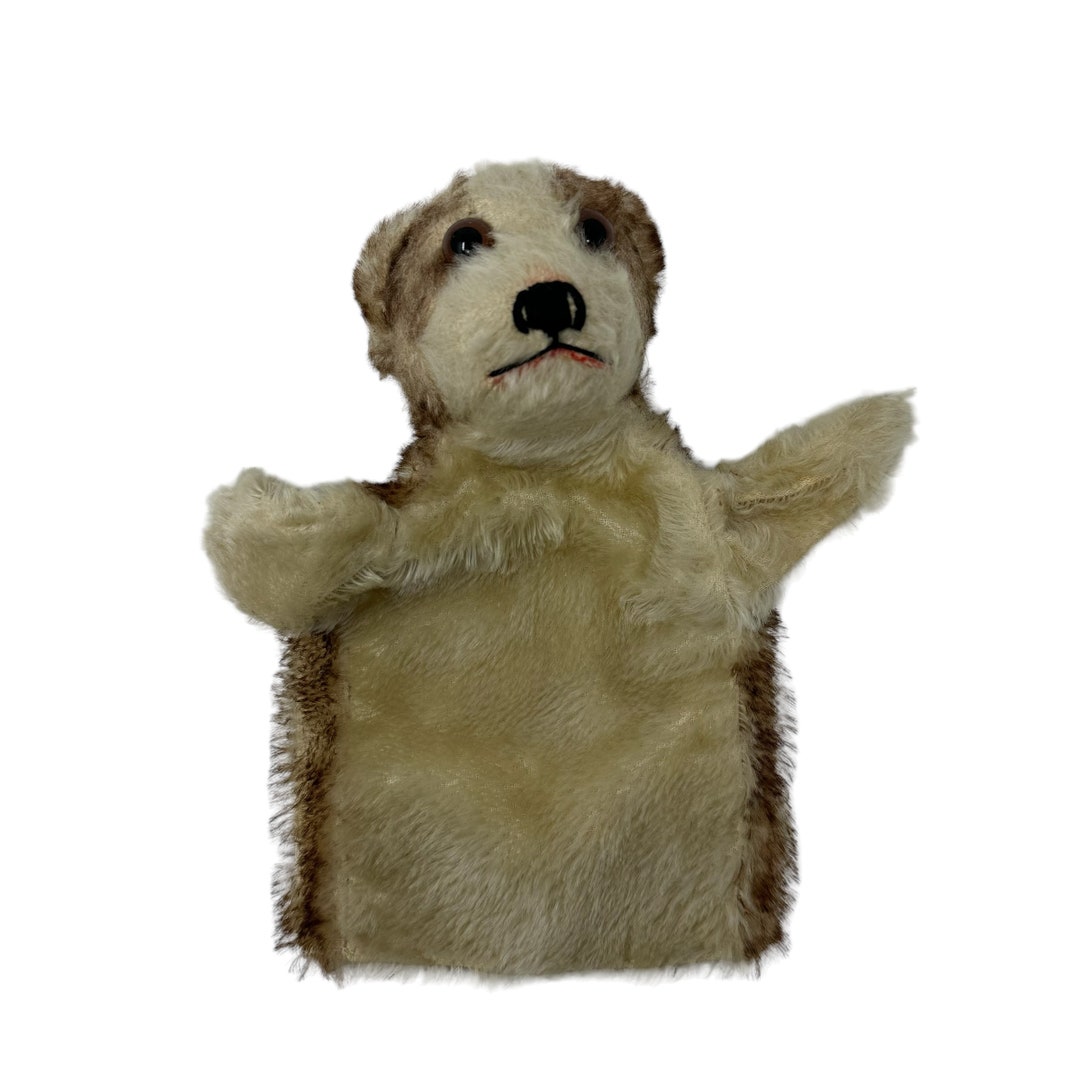 Steiff Molly Dog Hand Puppet 1950’s - Etsy