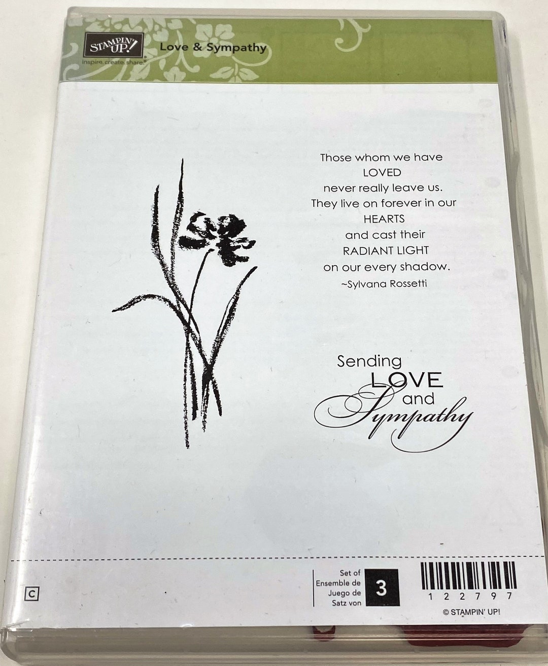 Stampin up Love & Sympathy Stamp Set - Etsy