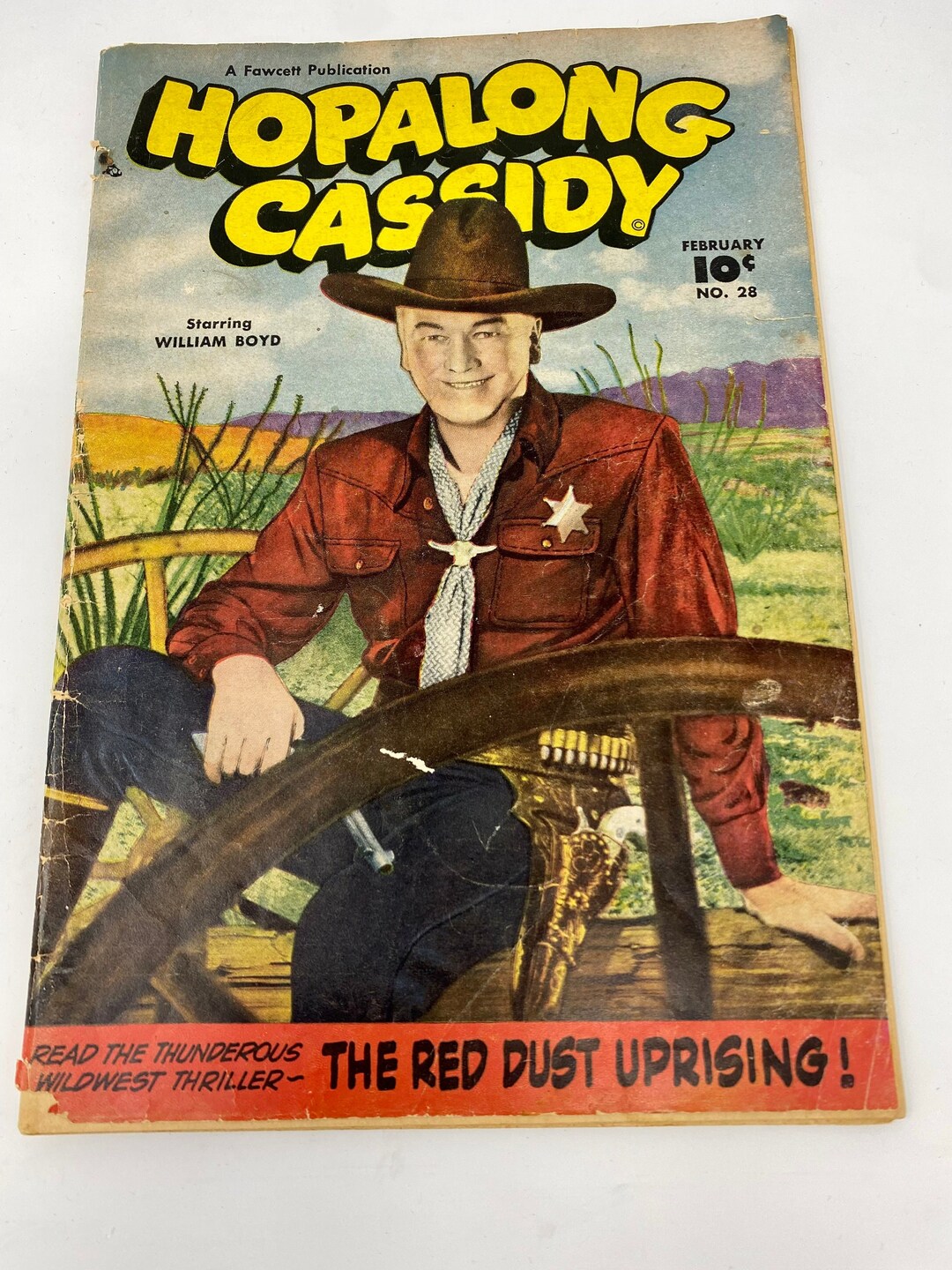 Hopalong Cassidy Starring William Boyd Comic Book Issue No. 28 the Red Dust Uprising - Etsy