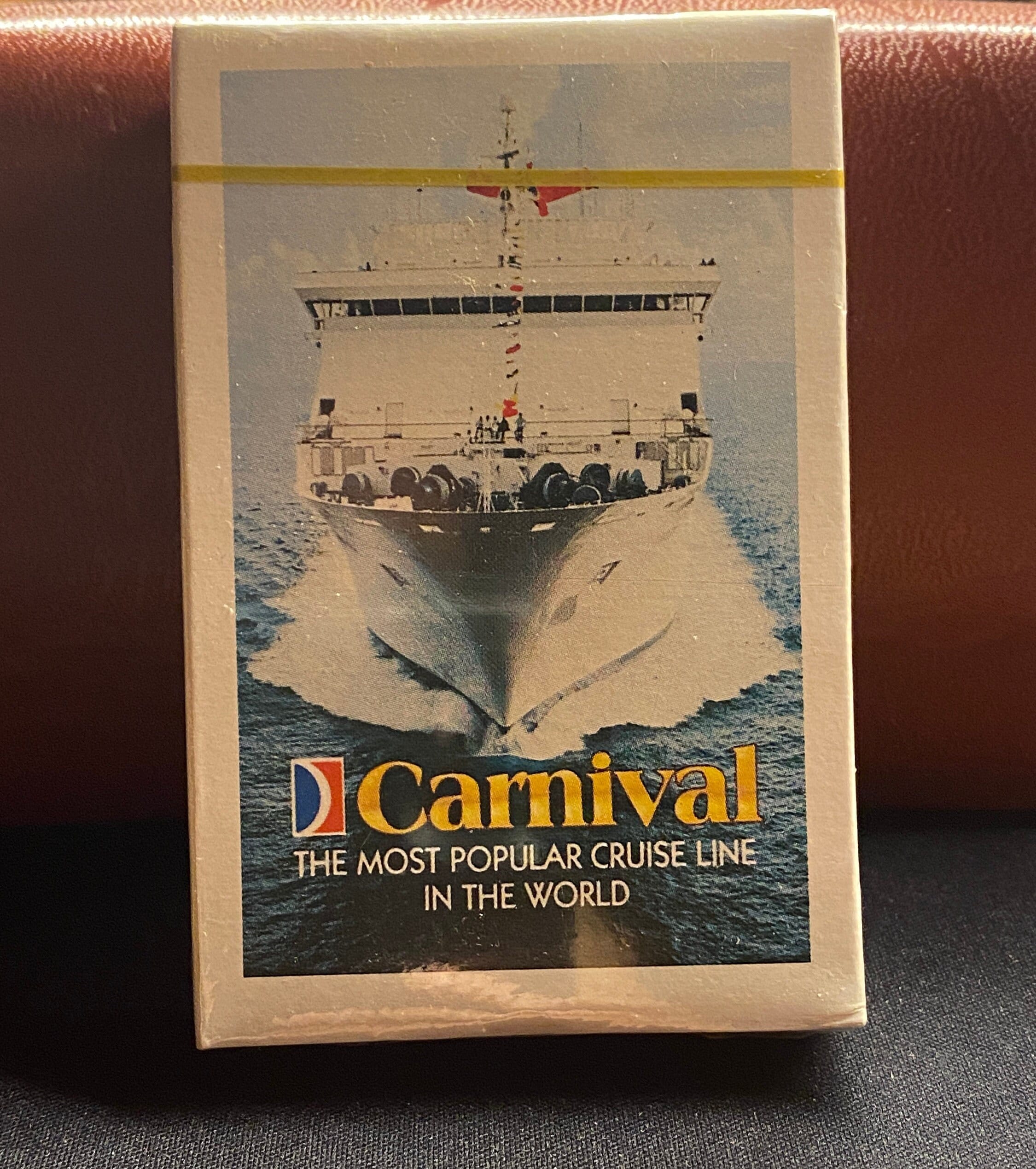 Vintage Carnival Cruise Lines Playing Cards, Sealed Deck, Unopened Box ...