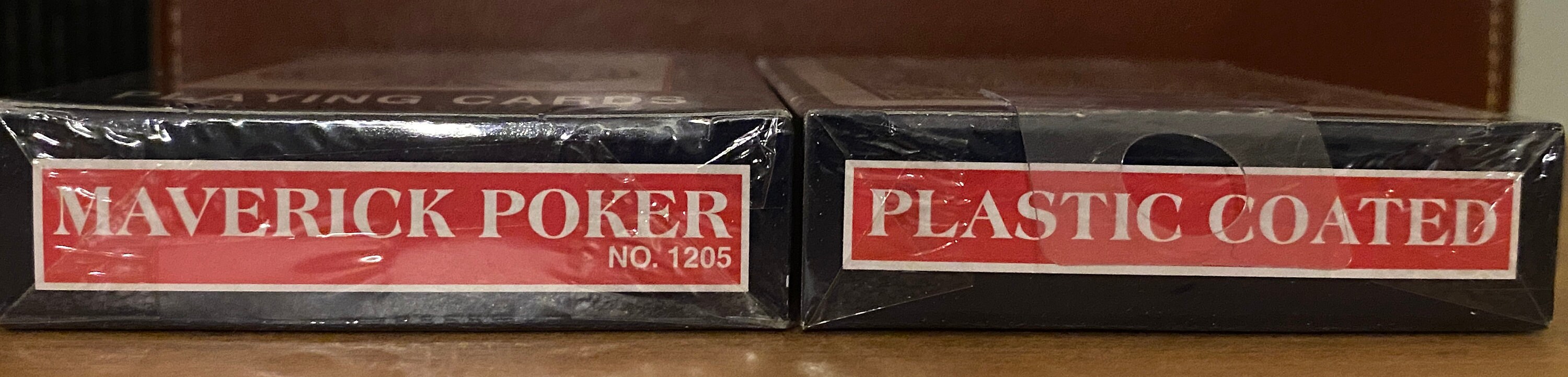 Vintage Double Playing Cards Holder With 2 Packs 2010 MAVERICK Cards No ...