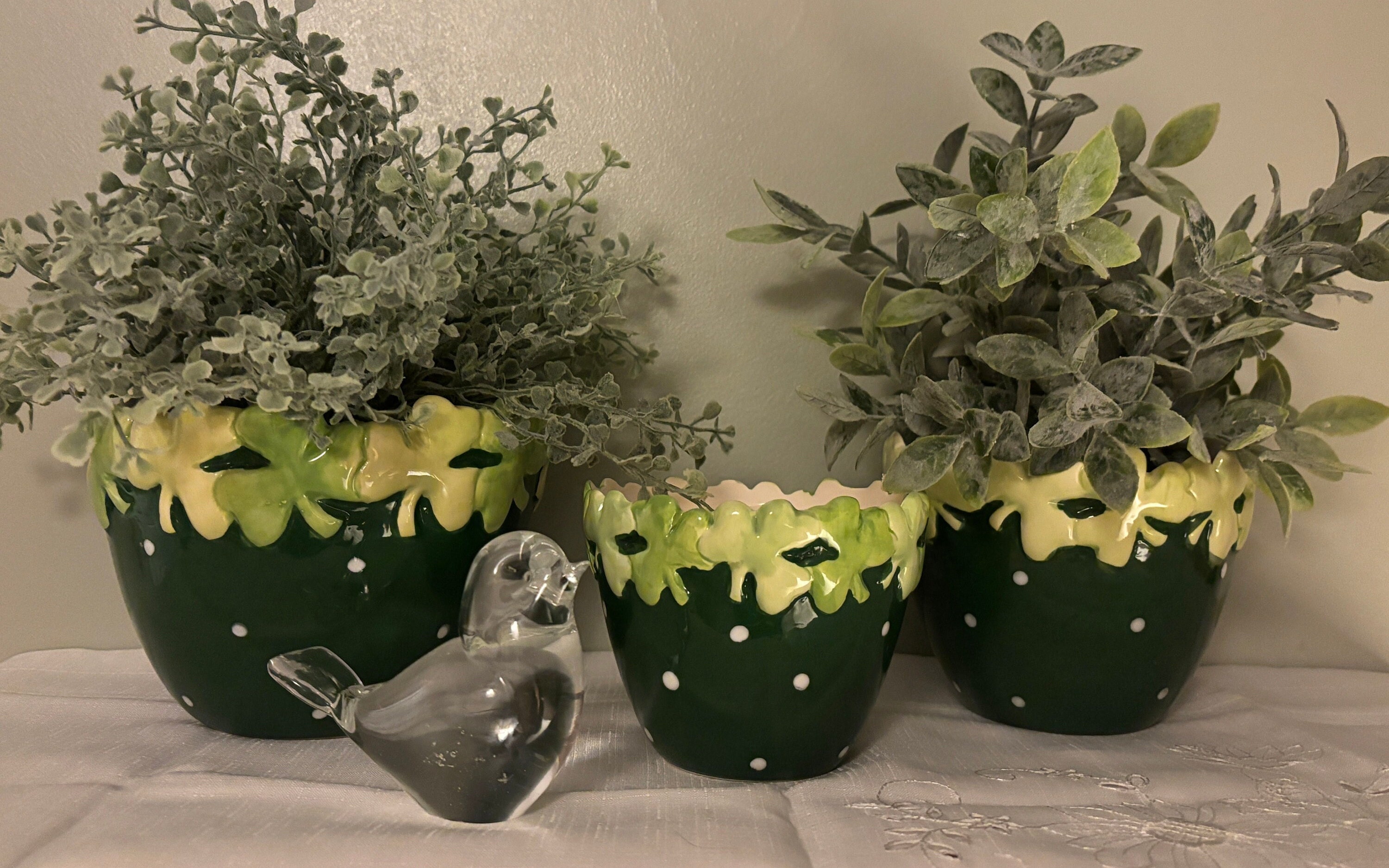 Vintage Nantucket Home Hand Painted Ceramic Bowl, Planter Dish ...