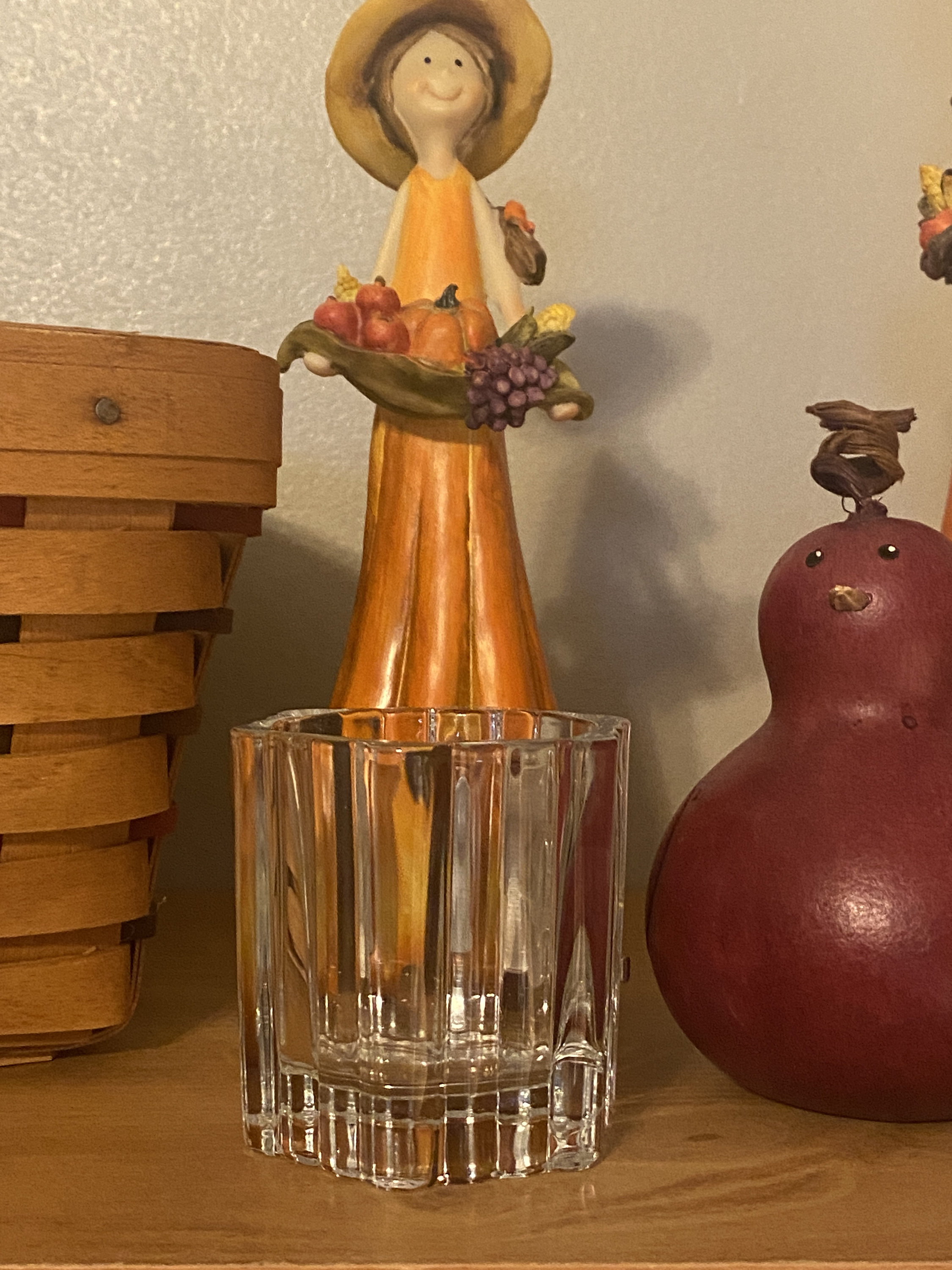 Vintage Longaberger Clear Glass Crystal Votive Candle Holders With ...