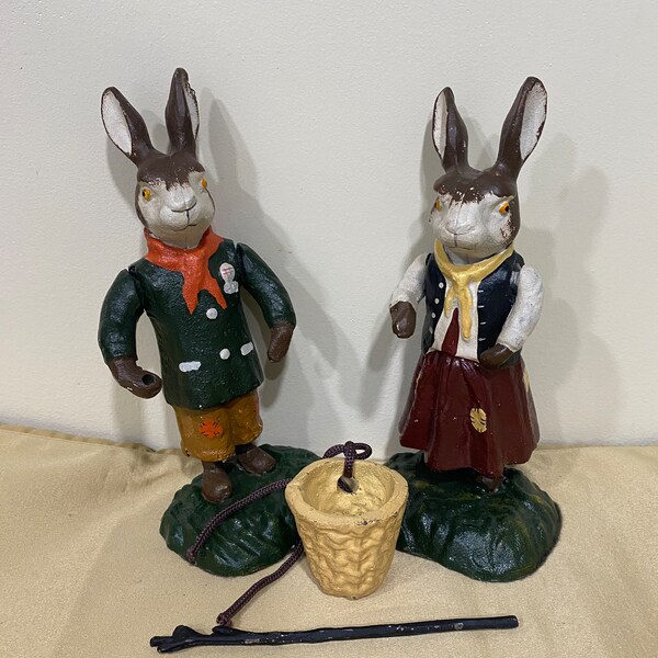 Cast Iron Rabbit - Etsy