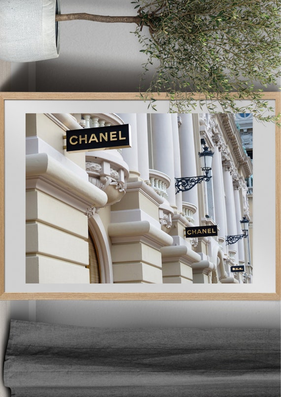 Digital & Printable Chanel Shop Sign Poster High Definition - Etsy