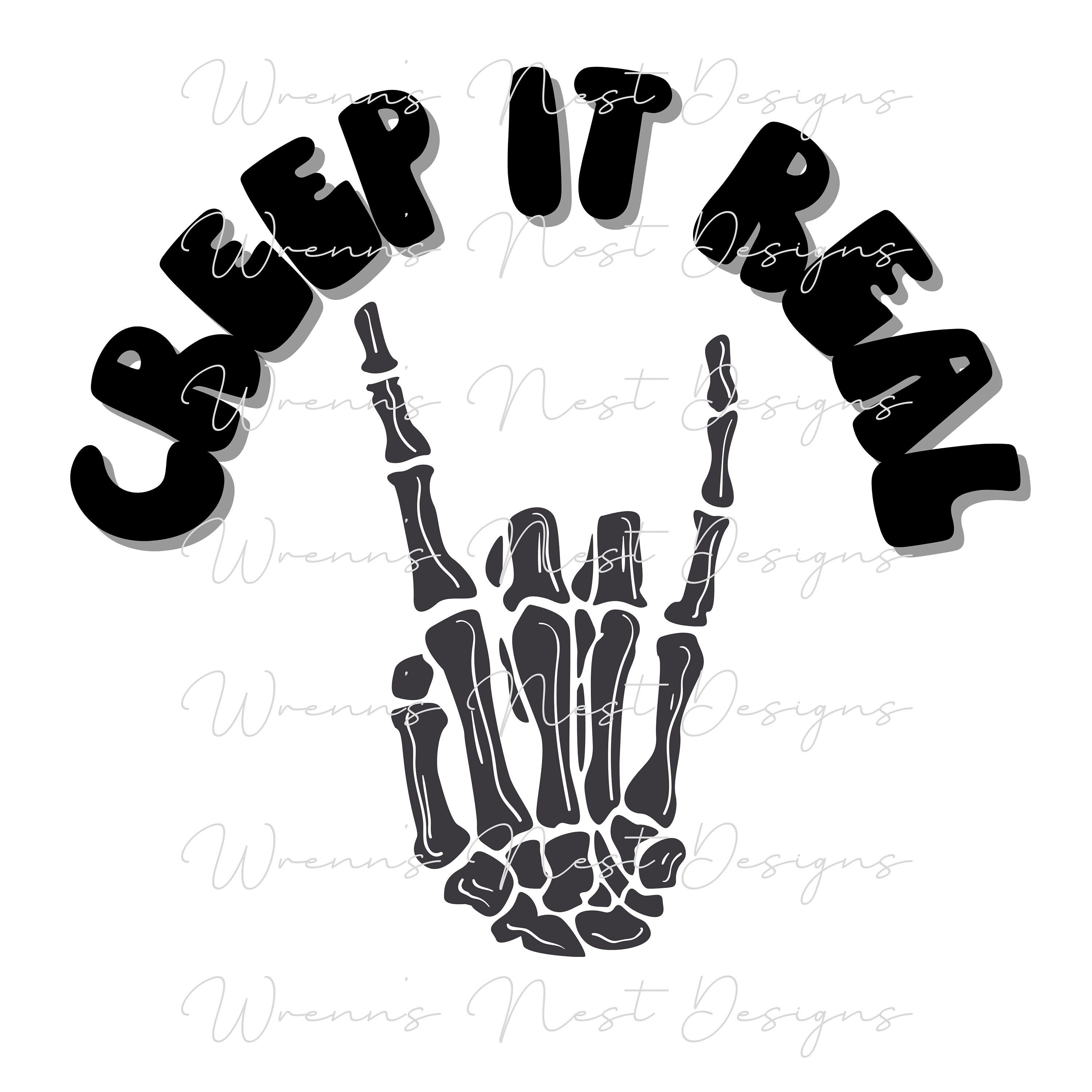 6 for 1! Halloween Bundle Png, Creep It Real, Sublimation, Design ...