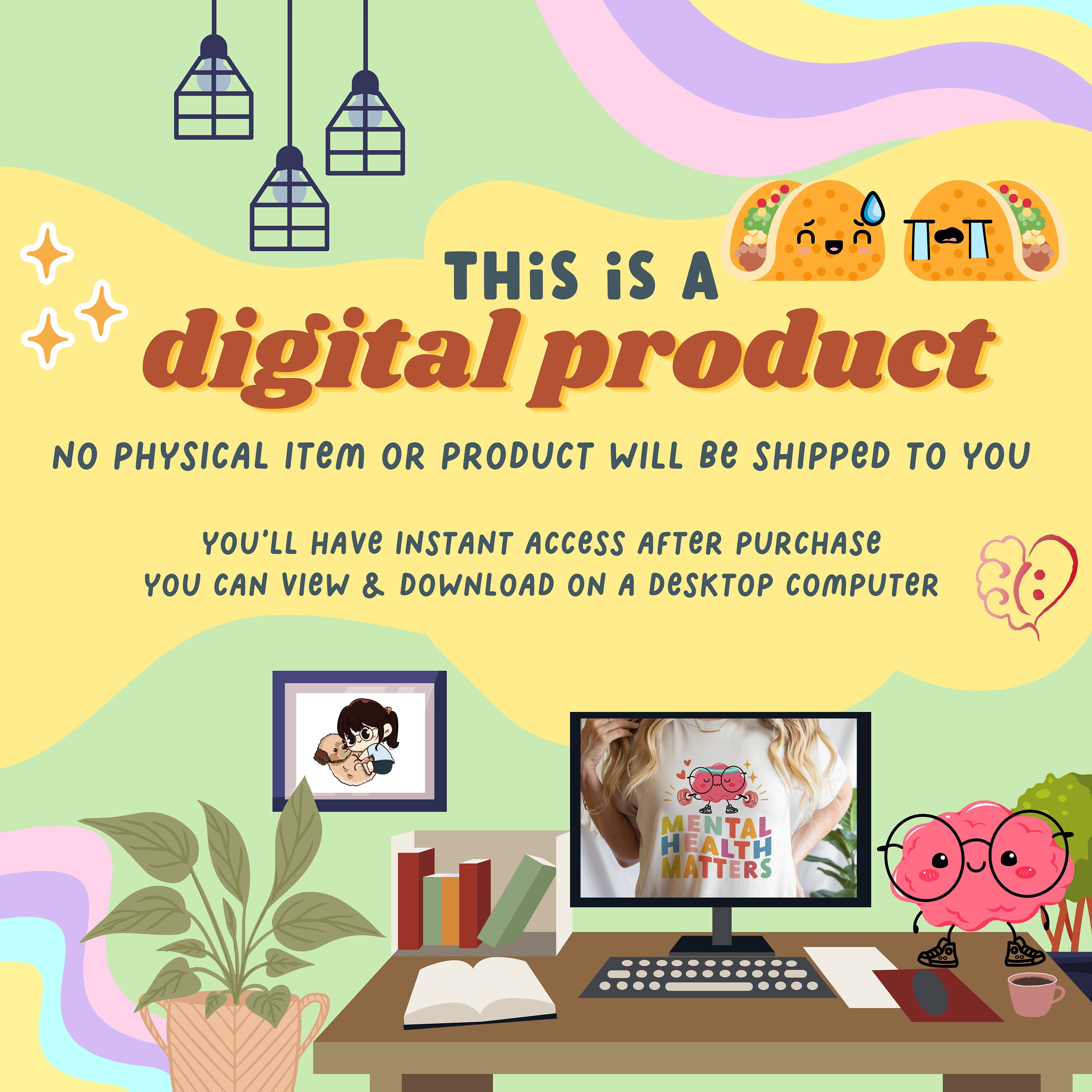 My Brain is Full SVG Funny Brain Overload Digital Rainbow Design ...