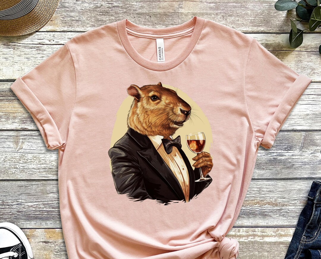 Capybara Shirt, Funny Meme Shirt. Meme Shirt. Nerd Shirt. Gift for Nerd ...