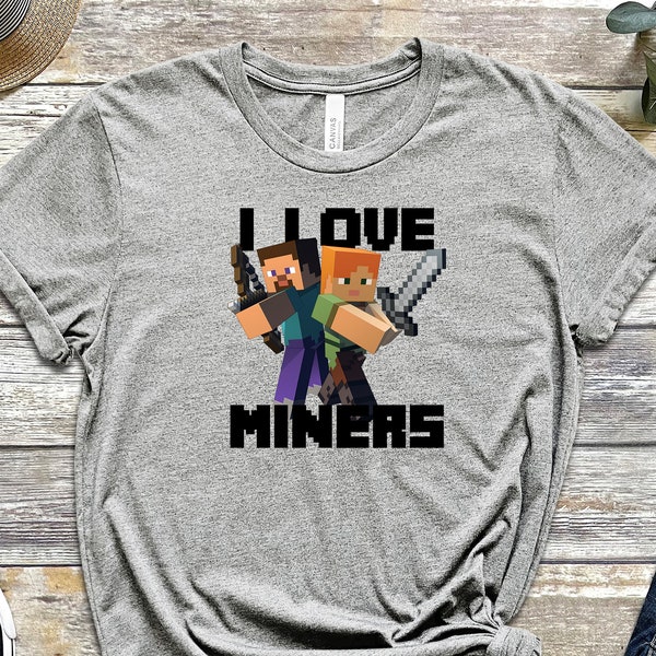 I Love Miners Shirt - Etsy