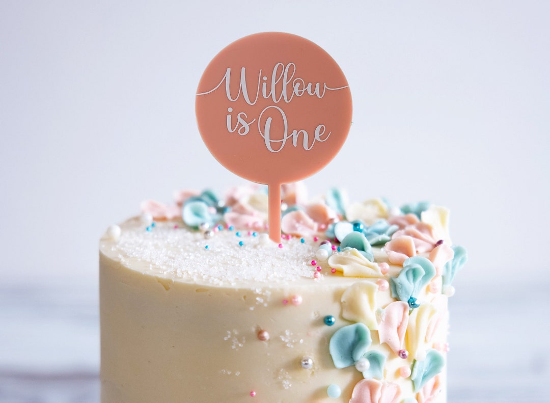 Girl Personalised Birthday Cake Topper | Birthday Cake Topper | Name ...