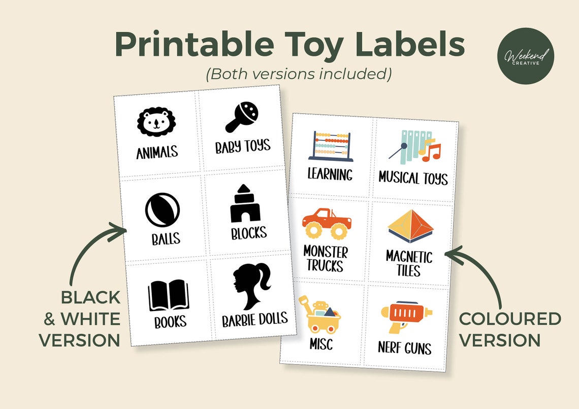 Printable Toy Trofast Bin Storage Labels Kids Room Toy - Etsy Australia