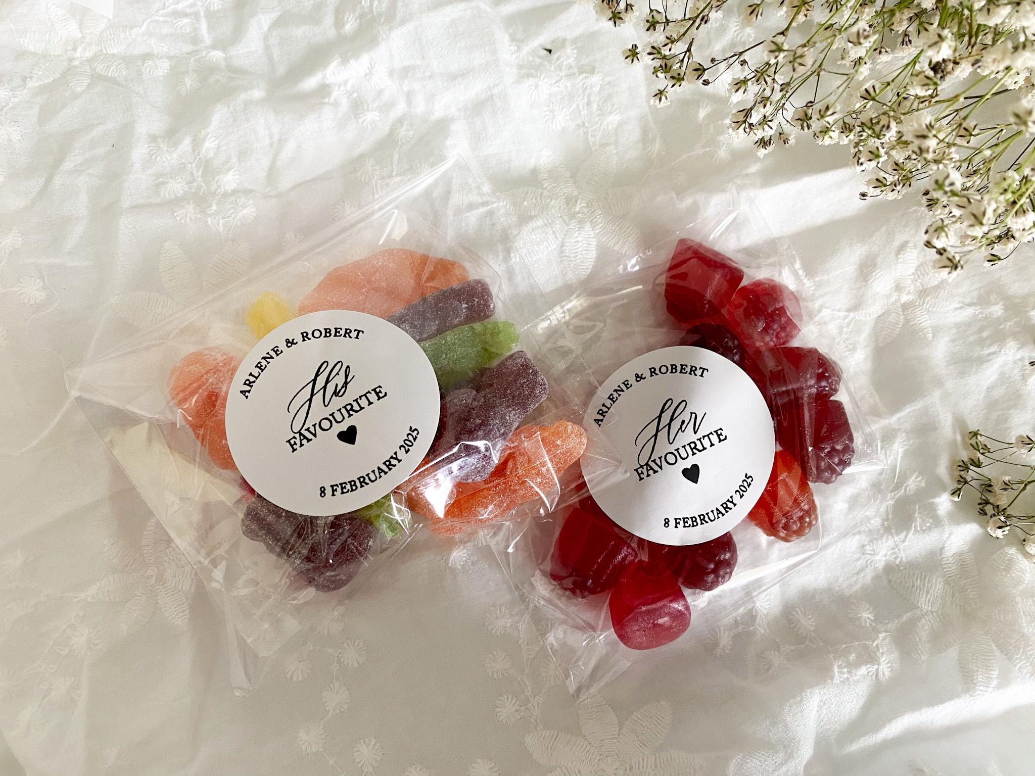 Custom His & Her Favourite Stickers | Custom Wedding Stickers ...