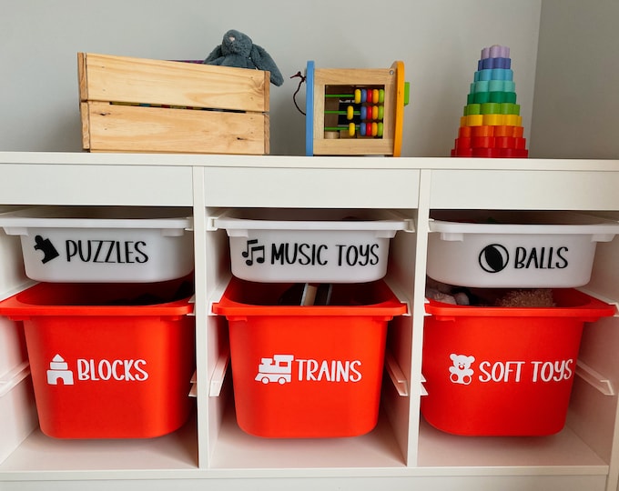 TROFAST Toy Labels, Storage Labels, Organisation Labels Ikea Trofast ...