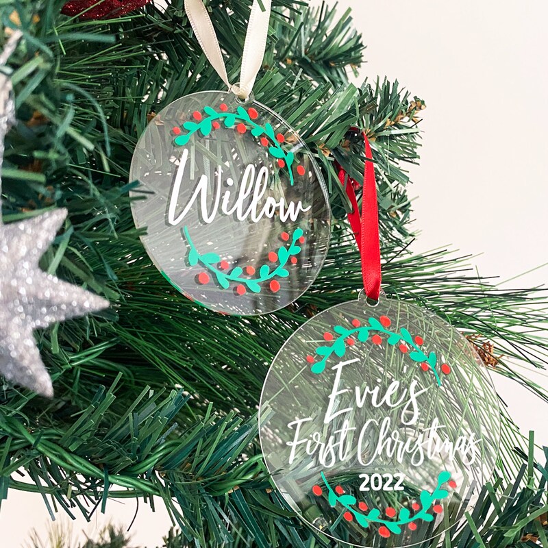 Acrylic Christmas - Etsy