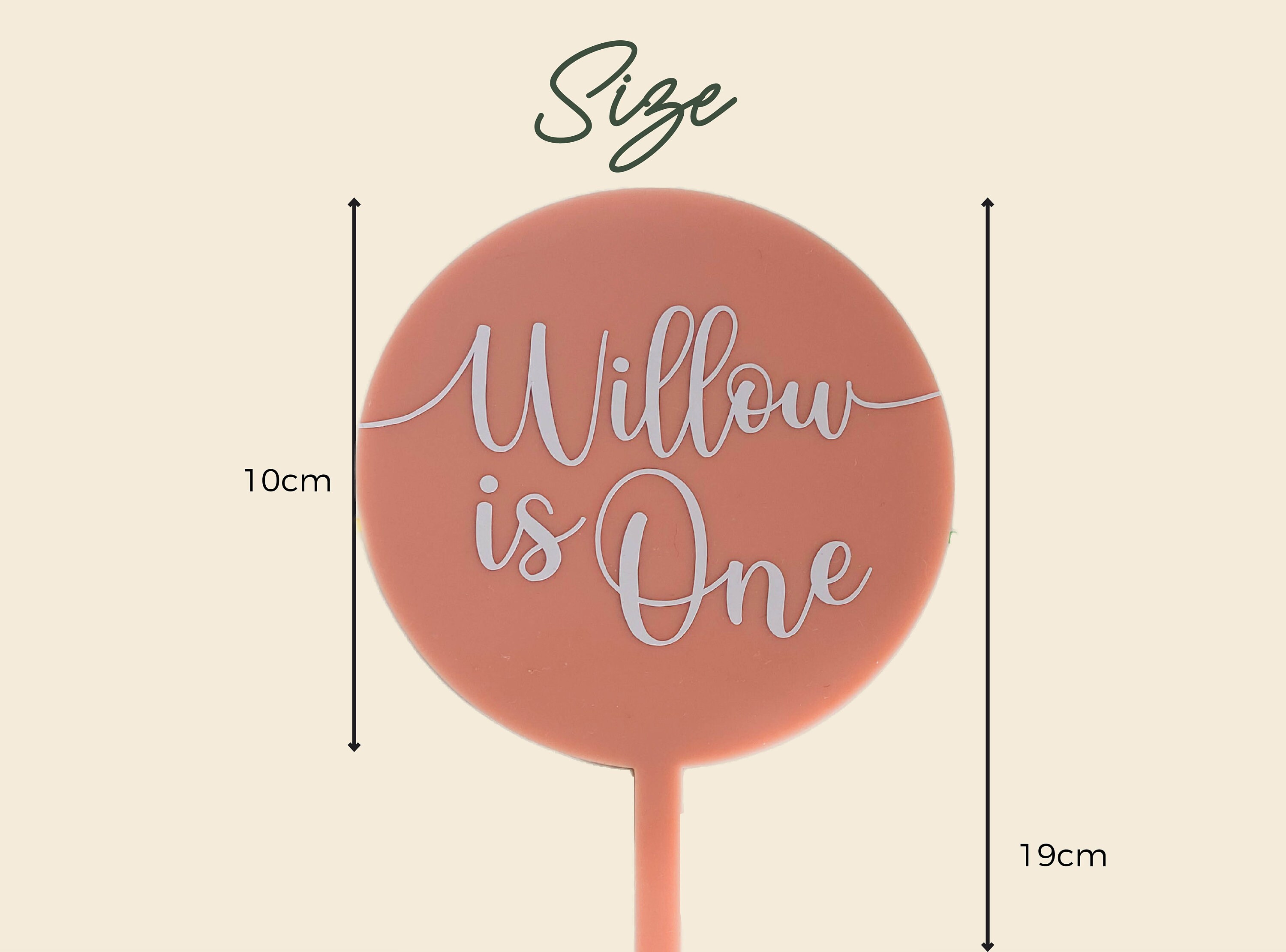 Girl Personalised Birthday Cake Topper | Birthday Cake Topper | Name ...