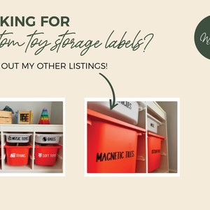 Printable Toy Trofast Bin Storage Labels | Kids Room Toy Organisation ...