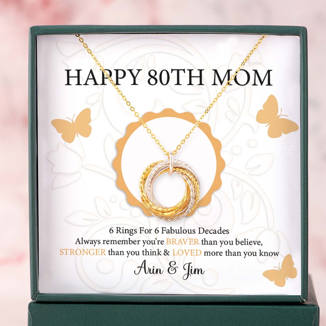 80th Birthday for Mom, Grandma 80th Birthday Gift for Women 80th ...